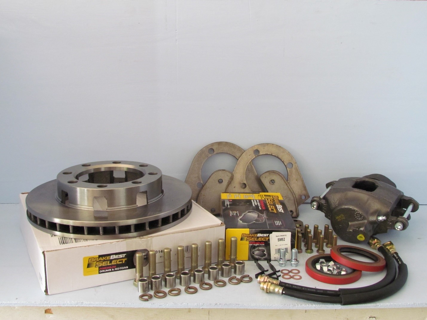 Ford 77-91 Dana 60 Front 15" Wheel Full Disk Brake Kit for Solid Axles ...